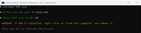 Github Ognitorenks12multibootmanager Multiboot Manager Vhd Create