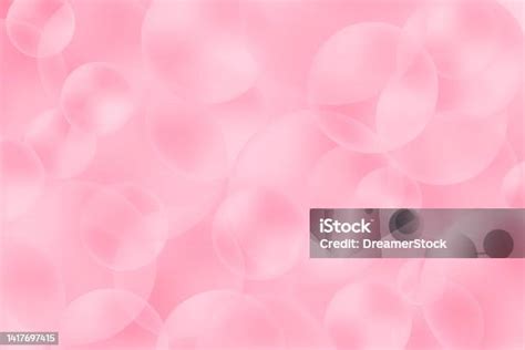 보케 핑크 버블 패턴 추상적 배경 현대 배경 화면 발렌타인 배너 벡터 일러스트 레이 션 공중에 대한 스톡 벡터 아트 및 기타