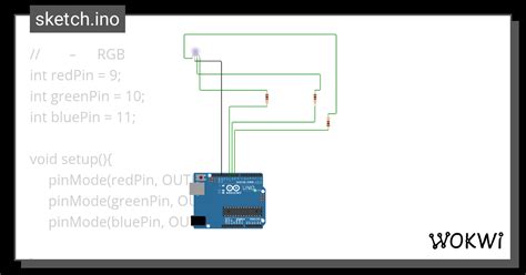 炫彩rgb Led Wokwi Esp32 Stm32 Arduino Simulator