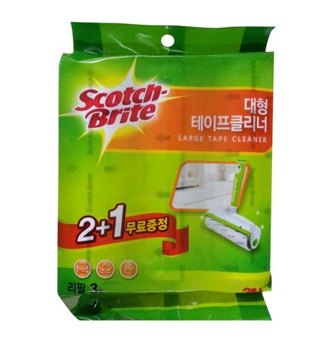 우수 3m 스카치 브라이트 테이프클리너 리필 대형 21 테이프크리너 먼지떨이기 돌돌이 먼지크리너 티몬
