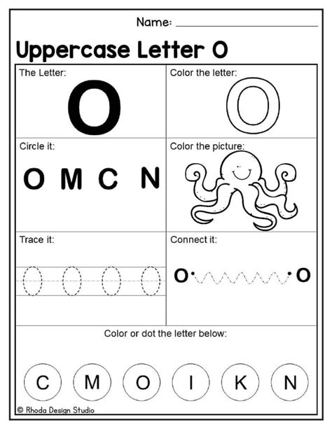 Find The Letter O Worksheet Flash Card Letter Find Worksheets