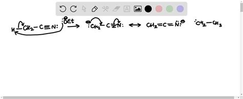 SOLVED A Write Resonance Structures For The Anion Of Acetonitrile That Account For Its Being