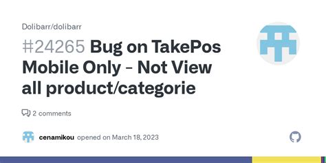 Bug On Takepos Mobile Only Not View All Productcategorie · Issue 24265 · Dolibarrdolibarr