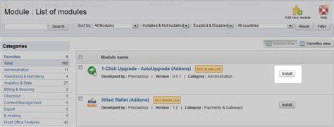 how to install a module in prestashop 1 5 inmotion hosting