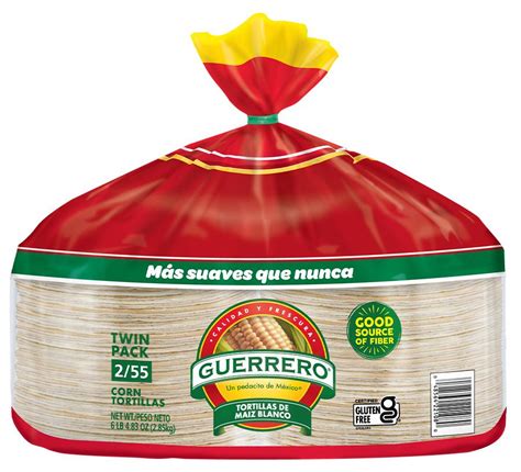 Twin Pack White Corn Tortillas Guerrero Tortillas