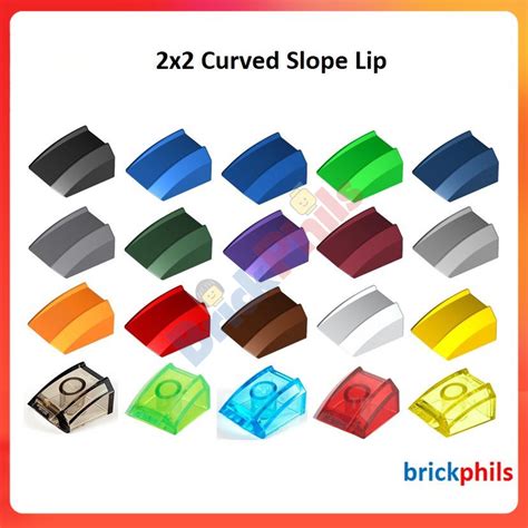 Brickphils Part 30602 2x2 Curved Slope Lip Shopee Malaysia