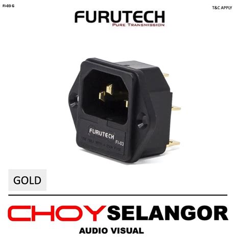 Furutech Fi 03 G Iec Input Connector 1pcs Shopee Malaysia