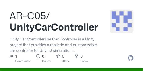 Github Ar C05unitycarcontroller Unity Car Controllerthe Car Controller Is A Unity Project