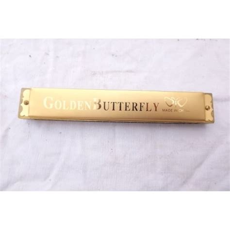 Golden Butterfly Chromatic Harmonica At Randall Graves Blog