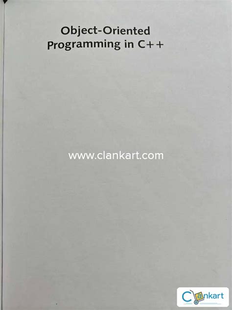 buy object oriented programming in c book in excellent condition