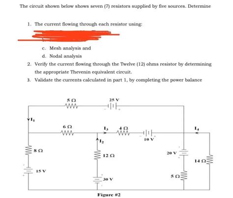 C Mesh Analysis And D Nodal Analysis Verify The Chegg