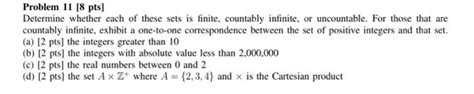 solved problem 11 [8 pts] determine whether each of these