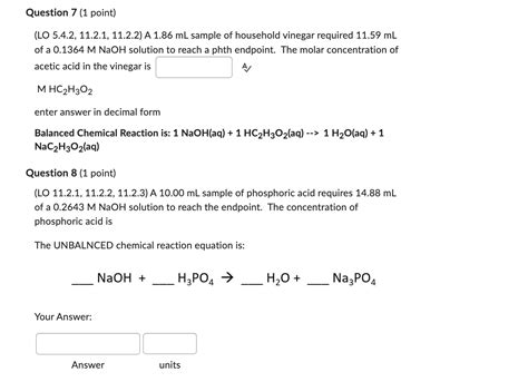 Solved Chem Chegg
