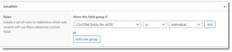 Using Civicrm Profile Sync With Advanced Custom Fields Extended Acfe