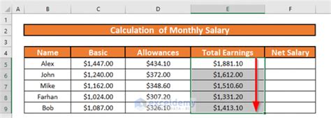 how to create a monthly salary sheet format in excel with easy steps