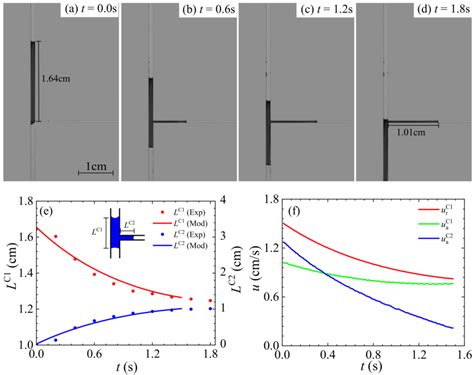 Dynamic Splitting Behavior With Initial Liquid Slug Length Of 164 Cm Download Scientific Diagram