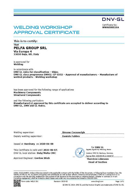 Dnv Certification For The Marine Sector Pelfa