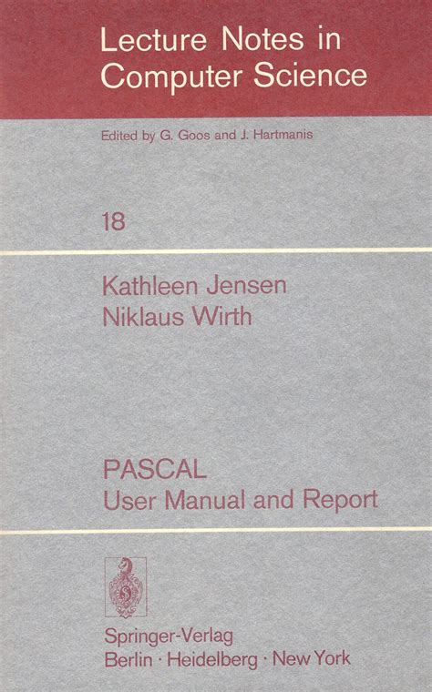 Books By Niklaus Wirth Pascal For Small Machines