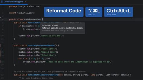 Reformat Your Code Jetbrains Guide