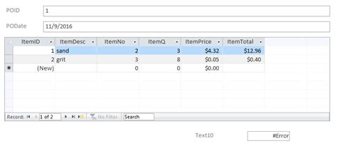 Access Sum Field Column By ID Number Stack Overflow