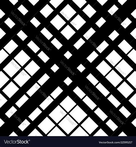 Irregular Grid Mesh Pattern Abstract Monochrome Vector Image