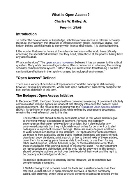 what is open access pdf open access copyright