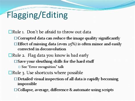 Calibration And Editing Corruption Of Visibilities Editing Calibrators