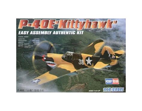Hobby Boss 80250 172 P 40e Kittyhawk Easy Assembly Kit
