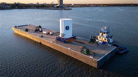 Blue Origin Blue Moon Mk1 Lunar Lander Arrives In Houston For Key