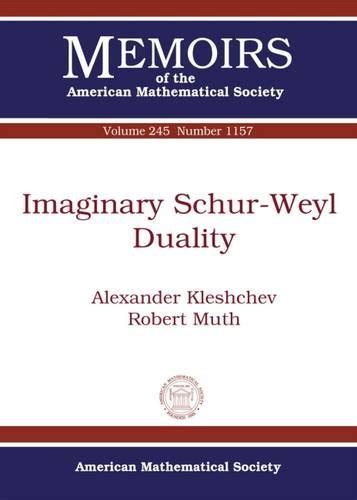 Imaginary Schur Weyl Duality Memoirs Of The American