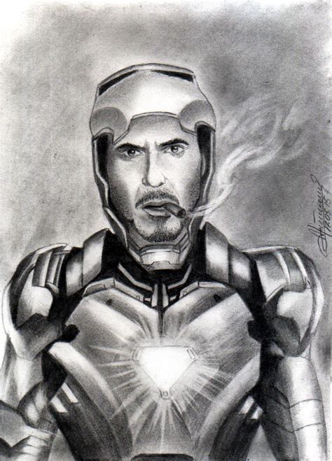 Iron Man Robert Downey Jr By ORLAN 21 On DeviantArt