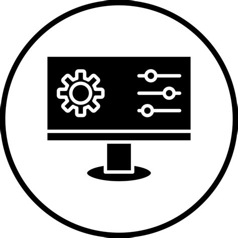 Vector Design Control Panel Vector Icon Style Vector Art At Vecteezy