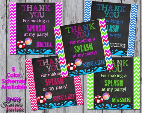Pool Party Package Pool Party Printables Pool Party Birthday Package