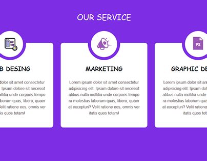 Service Section Projects Photos Videos Logos Illustrations And Branding Behance