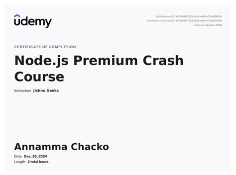 annamma chacko on linkedin nodejs backenddevelopment webdevelopment udemycertificate…