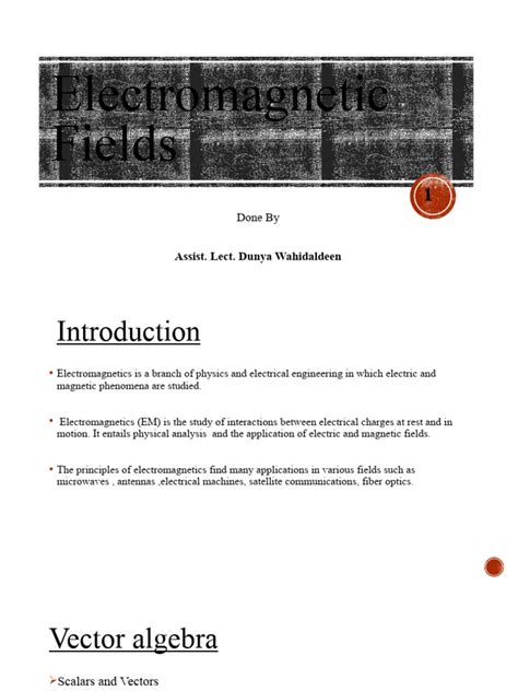 electromagnetic fields pdf