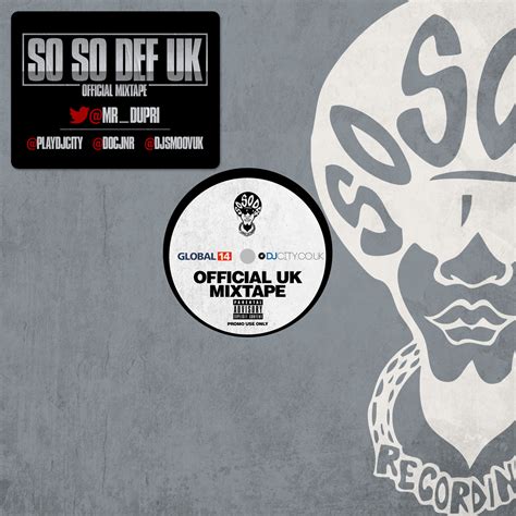 Randbudweiser So So Def X Dj City Uk Official Mixtape [mixtape] 2012