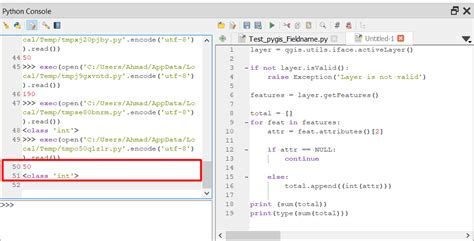 summing values in one field using pyqgis geographic information