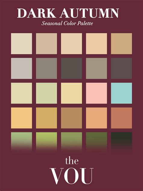 All 12 Seasonal Colour Palettes For Men Explained In Detail Find Your Colour The Vou