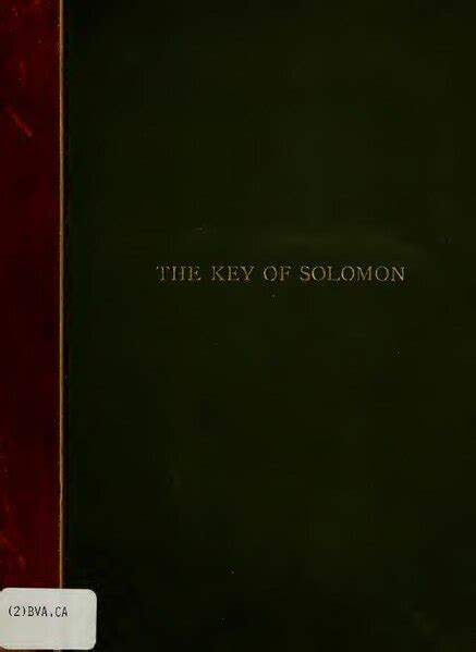 Filethe Key Of Solomon The King Clavicula Salomonis Ia B24884431