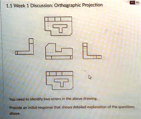 solved 41 1 1week1 discussion orthographic projection you need to