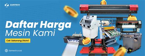 Daftar Harga Mesin Zaintech Indonesia