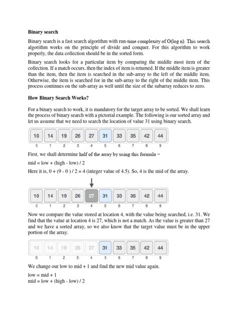 binary search download free pdf arithmetic theoretical computer
