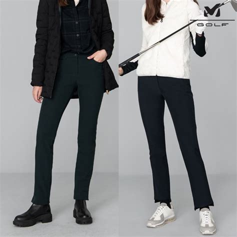 포스티 밀레골프 기모 팬츠 여성 2컬러 택1