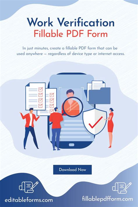 Work Verification Fillable Pdf Form Form Work Pdf
