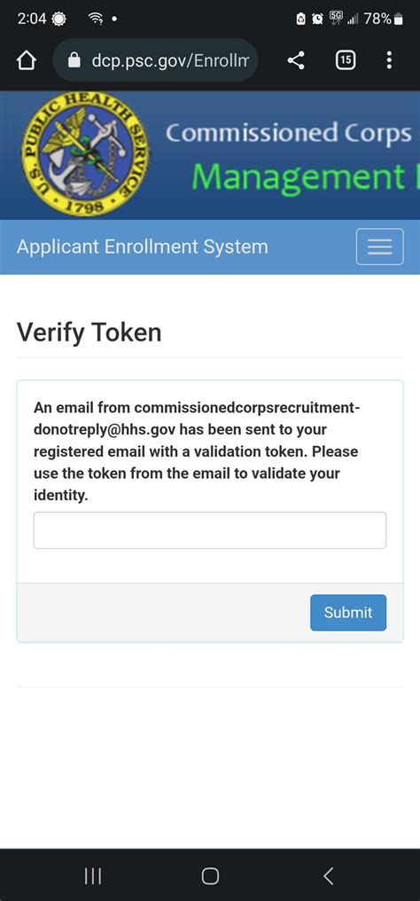 Token Not Received Rusphs