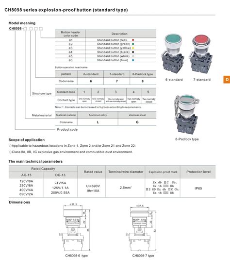 Industrial Explosion Proof Push Button Yxfb Manufacturer And Supplier