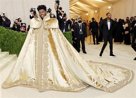 Atelier Versace The 2021 Met Gala With Lil Nas X And Lupita Nyongo