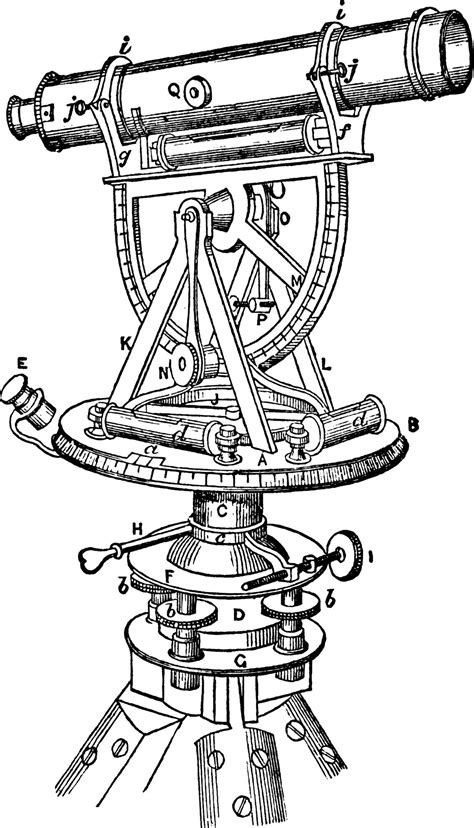 Theodolite Vintage Illustration 13766665 Vector Art At Vecteezy