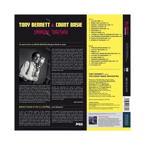 【全新限量橙彩膠】tony Bennett And Count Basie Swingin Together 180g 大韜黑膠耳機